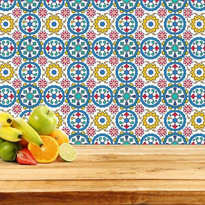 Tile Stickers Decals Murals Kitchen Decor Set of 24 Tiles Decals Tiles ...