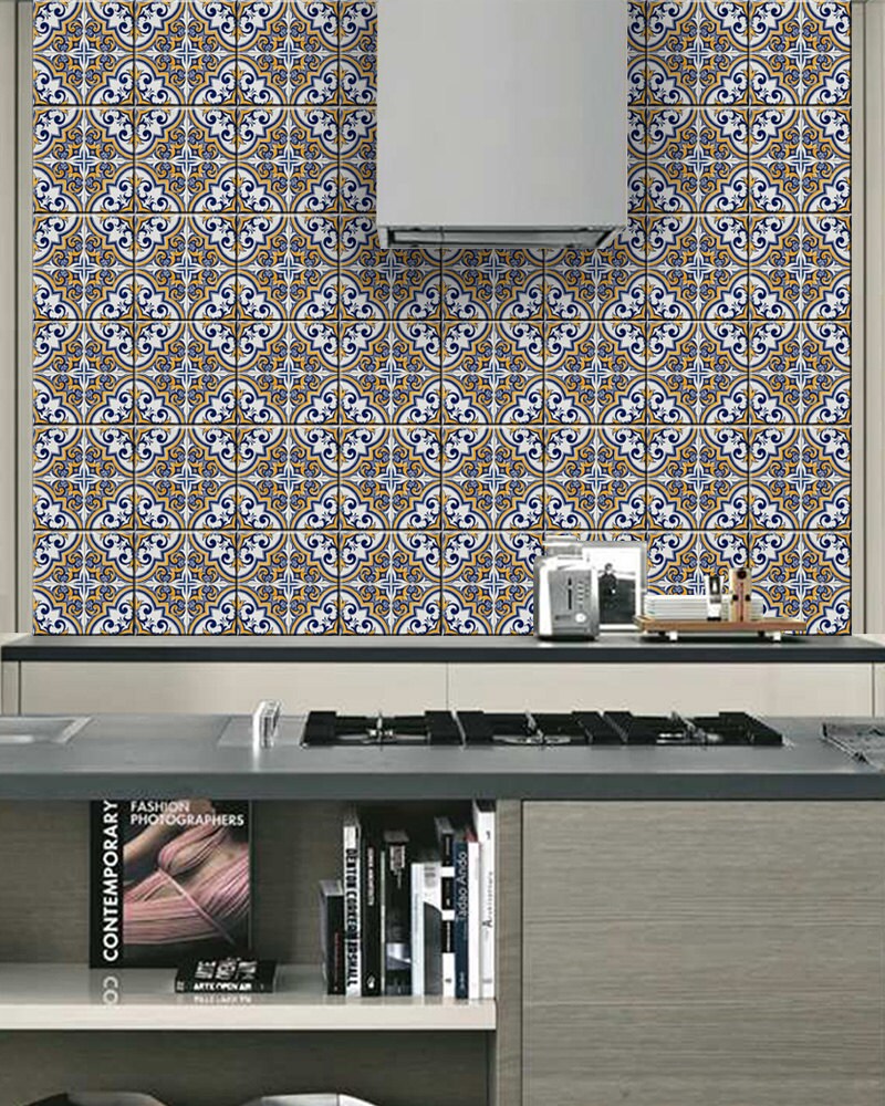 Spanish Set of 24 PCS Tiles Decals Tiles Stickers Tiles for | Etsy