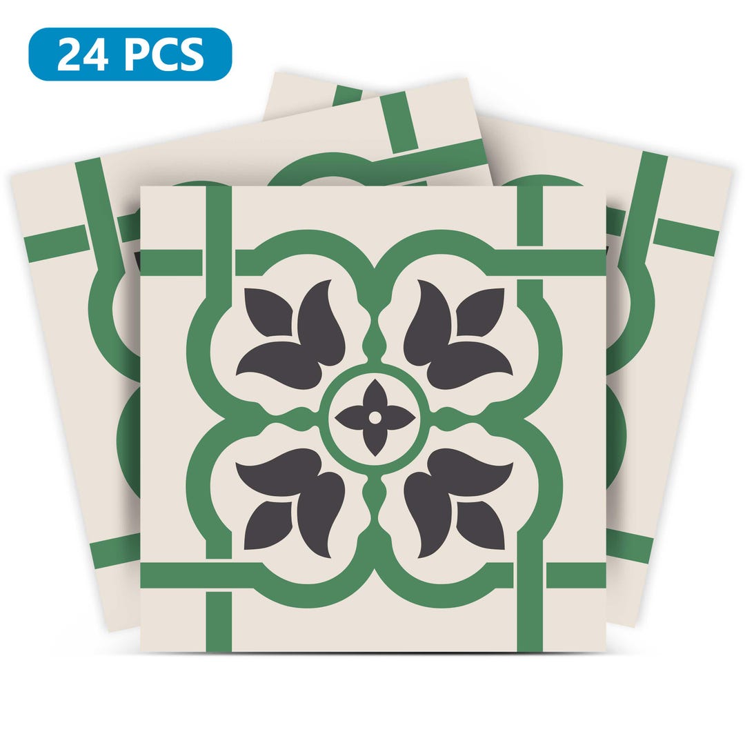 Green Tiles Backsplash for Home Design Peel and Stick Tile Stickers ...