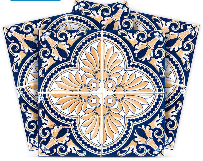 Traditional Spanish Tiles Stickers - Tiles Decals - Tiles for Kitchen ...