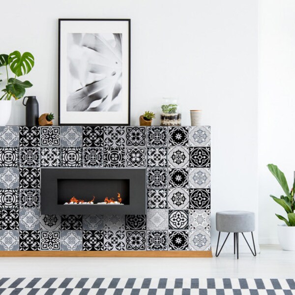 Fireplace Tile Stickers - Etsy