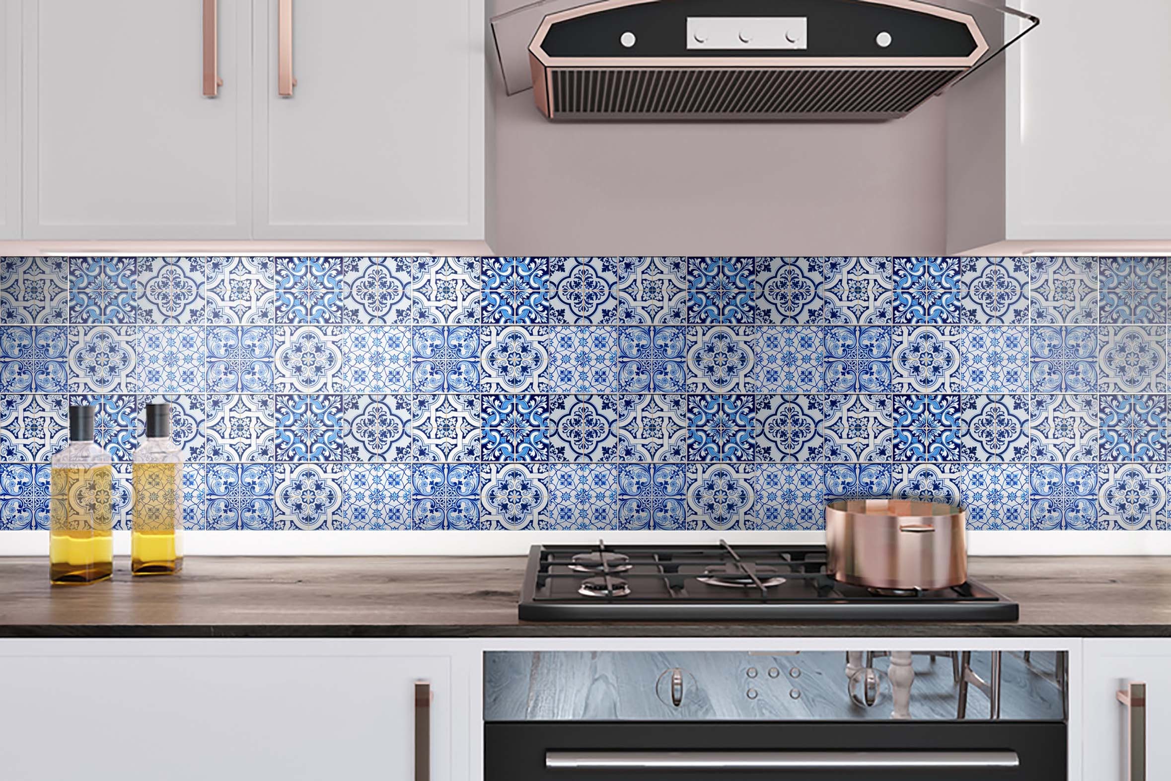 Set of 24 Tiles Kitchen Decals Tiles Stickers Mixed Tiles for - Etsy