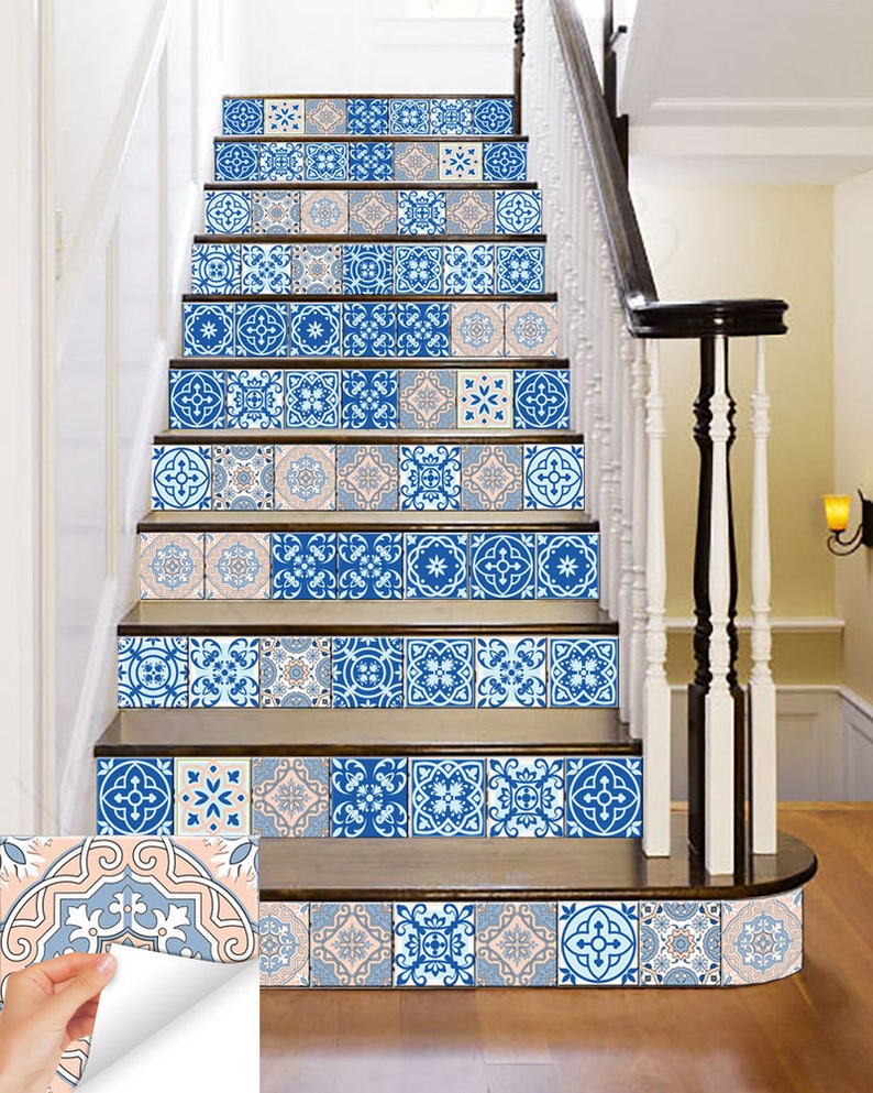 Spanish Set of 24 Tiles Decals Tiles Stickers Tiles for Walls - Etsy