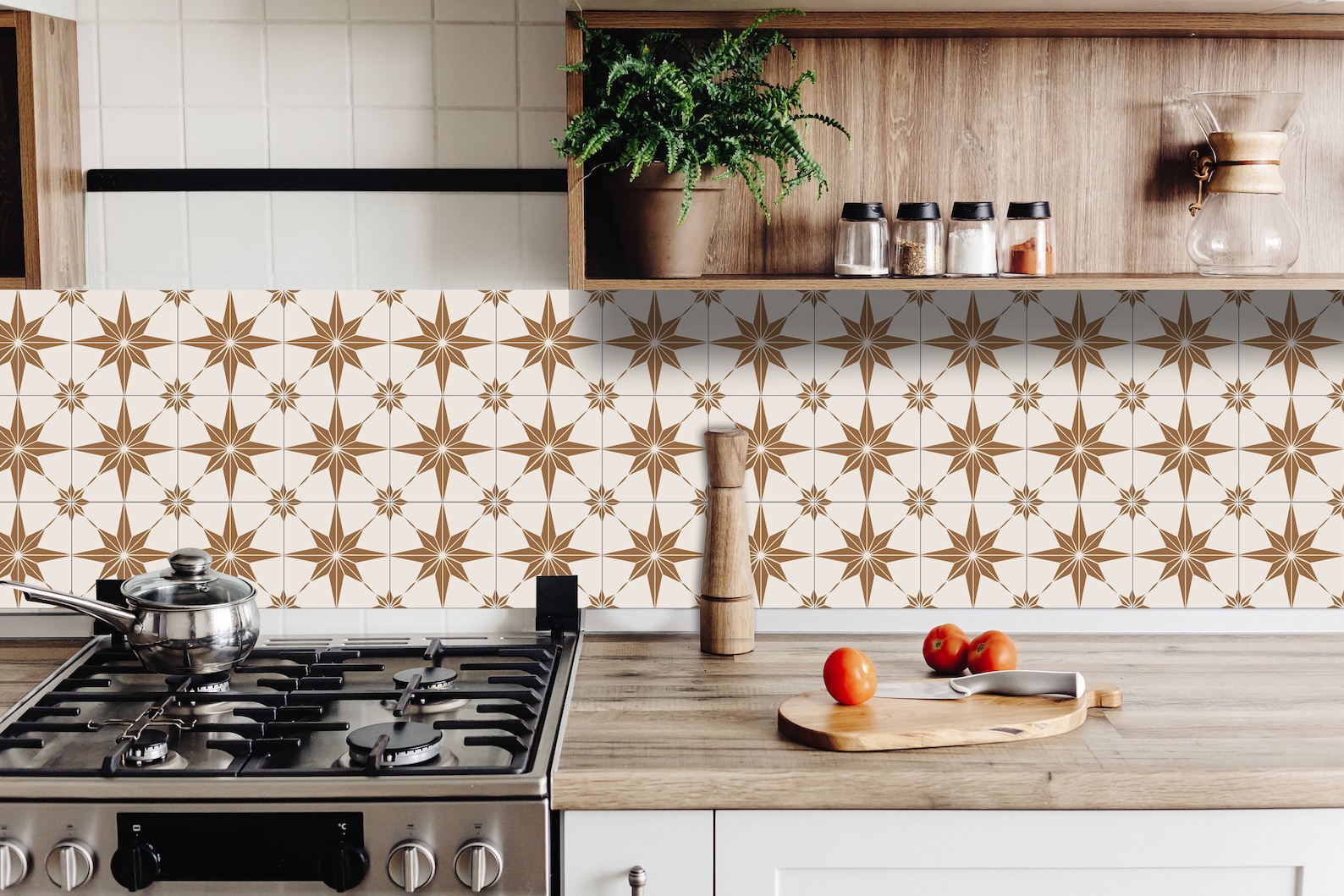 Fireplace Decals Peel and Stick Backsplas Stickers 24 Tiles - Etsy