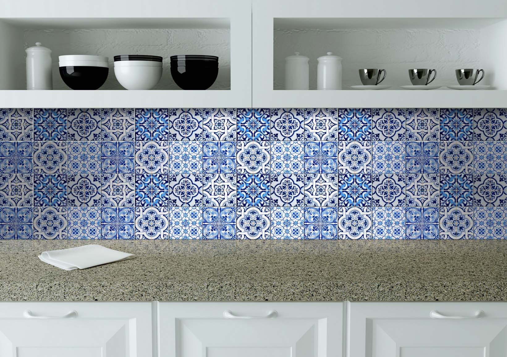 Set of 24 Tiles Kitchen Decals Tiles Stickers Mixed Tiles for - Etsy