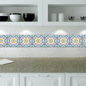 Tile Stickers Decals Murals Kitchen Decor Set of 24 Tiles Decals Tiles ...