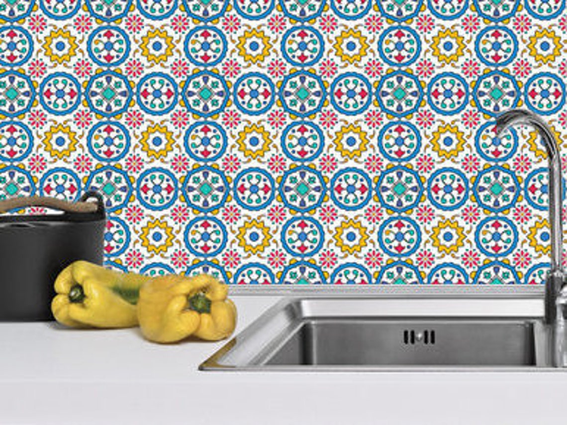 Tile Stickers Decals Murals Kitchen Decor Set of 24 Tiles - Etsy