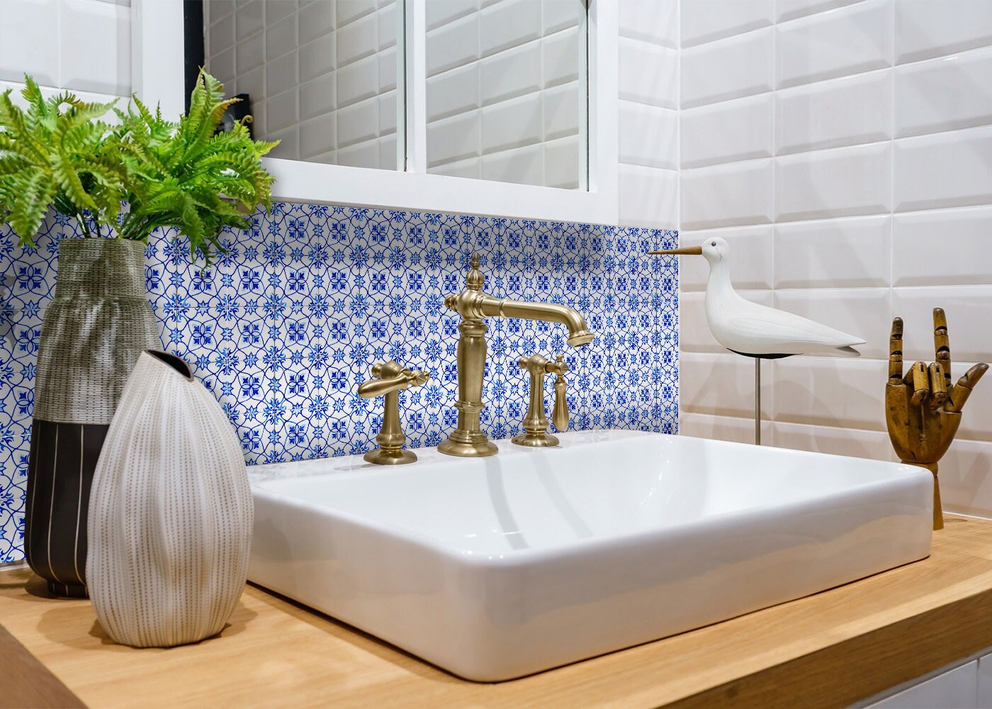 Wall Decals Tile Stickers Large Design Spanish Set of 24 Tiles - Etsy ...