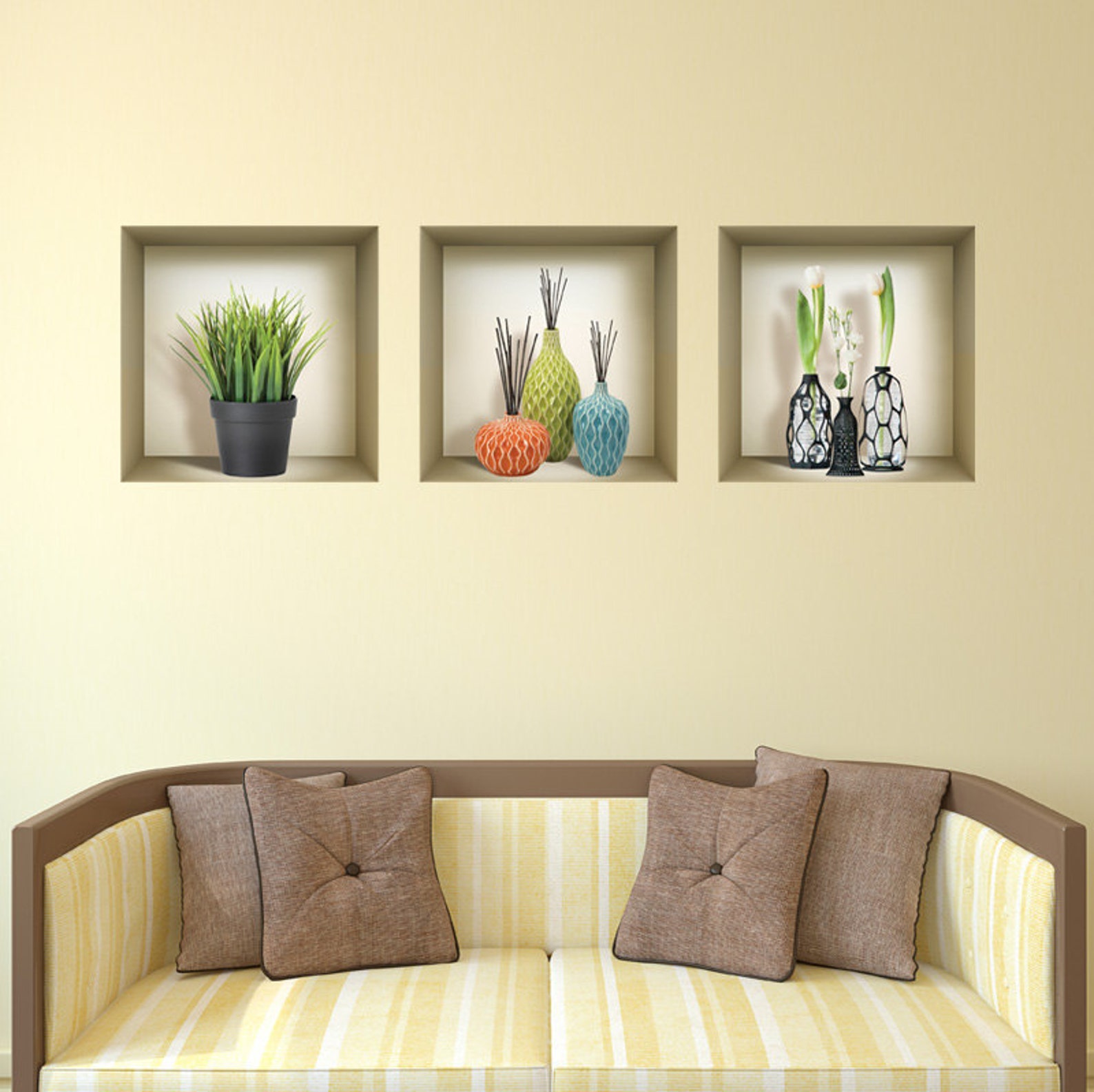 Niche Wall Decals for Bedroom Sticker Set Wall Stickers Wall - Etsy Israel