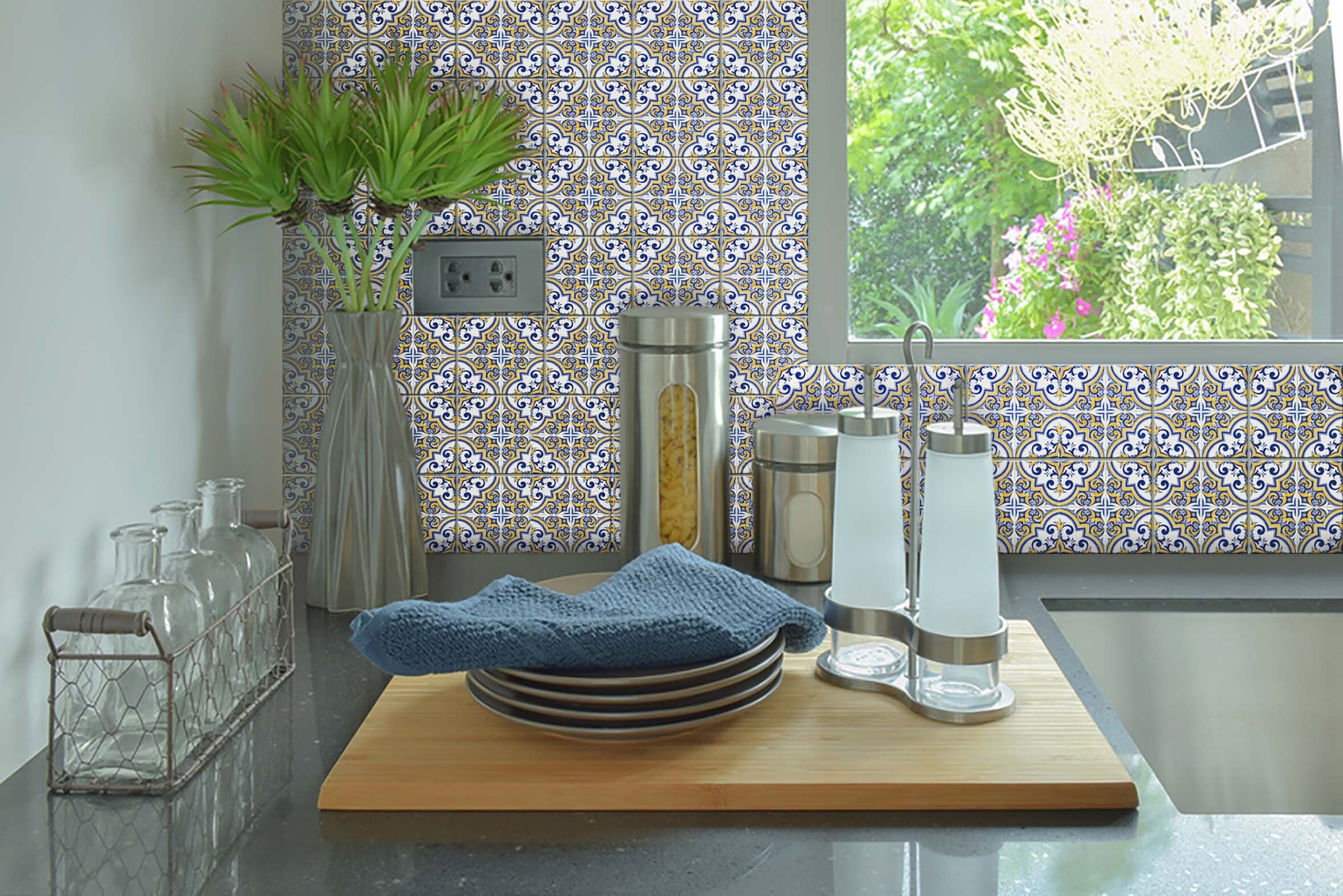 Set of 24 Vintage Traditional Tiles Decals Bathroom Stickers - Etsy