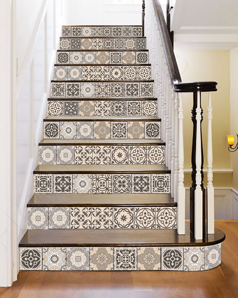 Decor Ideas Bathroom decals Tile Sticker Set of 24 Tiles decal | Etsy