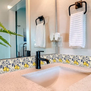 Mi Alma Lemon Peel and Stick Tiles Lemon Wall Decor Peel and Stick ...