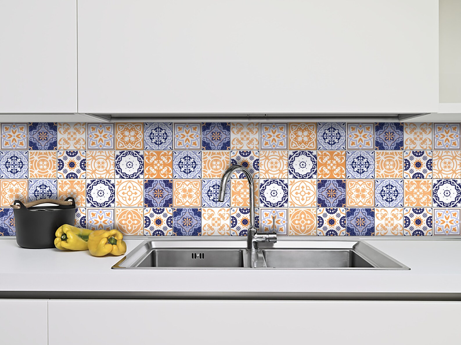 Splashback 24 Tile Stickers Mexican Tile Stickers Mixed for - Etsy