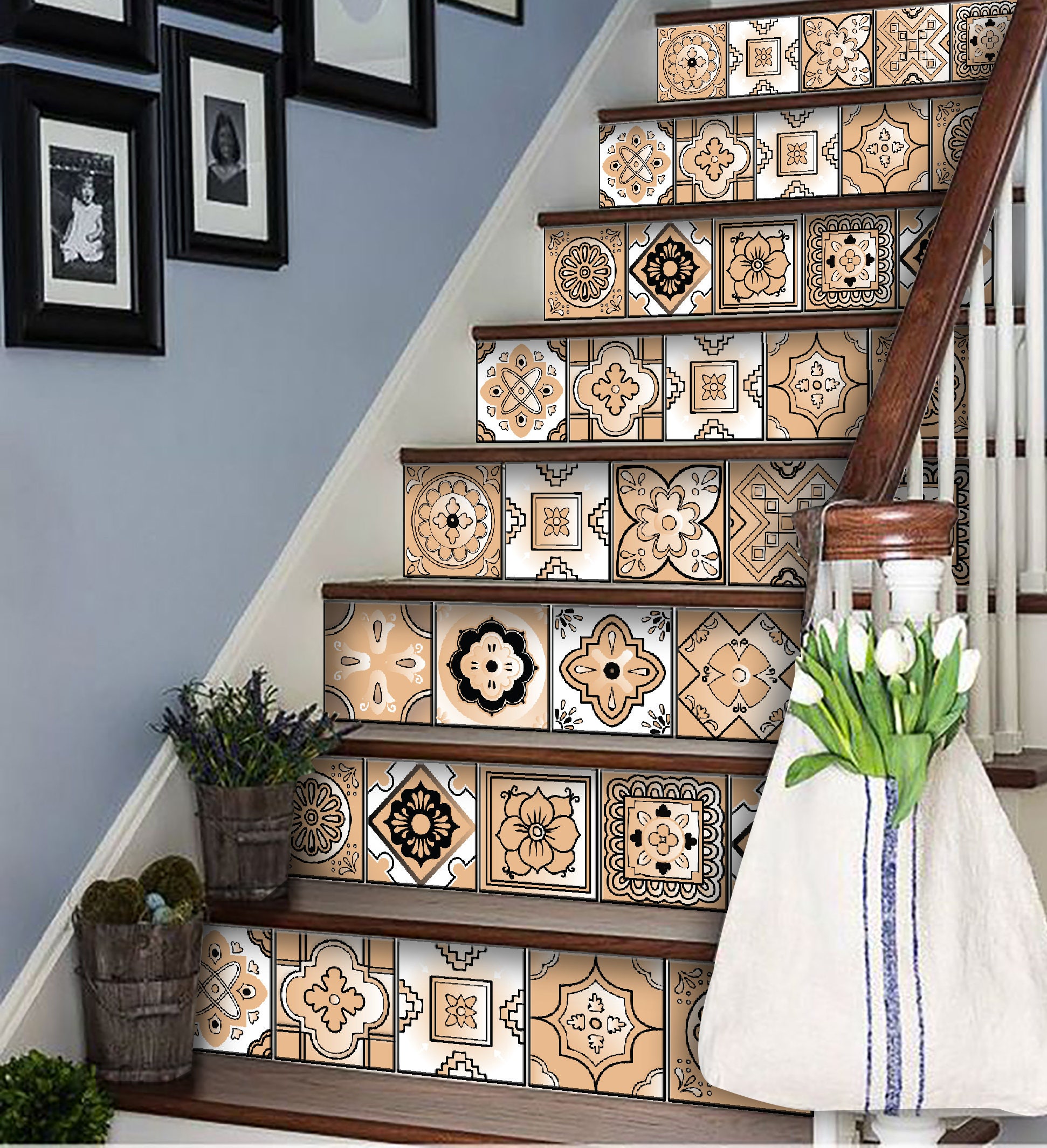 Sticker Set Mexican Tile Tile Stickers Decorative Tiles | Etsy