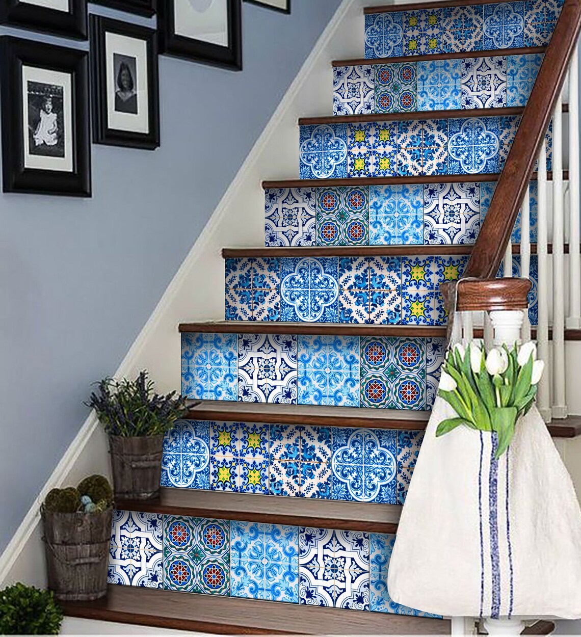 Tile Stickers 24 Tiles Decals Tiles Stickers Mixed Tiles for - Etsy