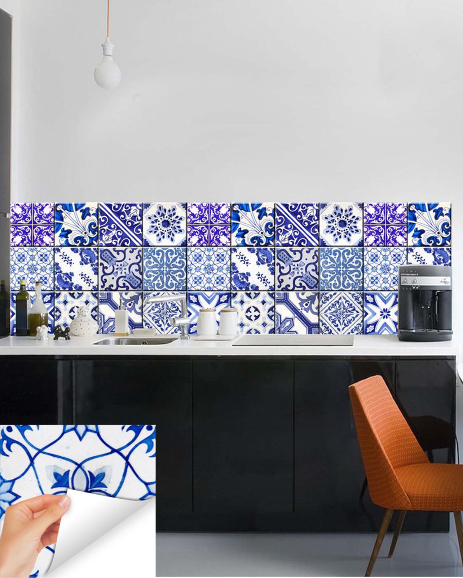 Tiles Stickers MIXED Tiles Decals Set of 24 Tiles Stickers - Etsy