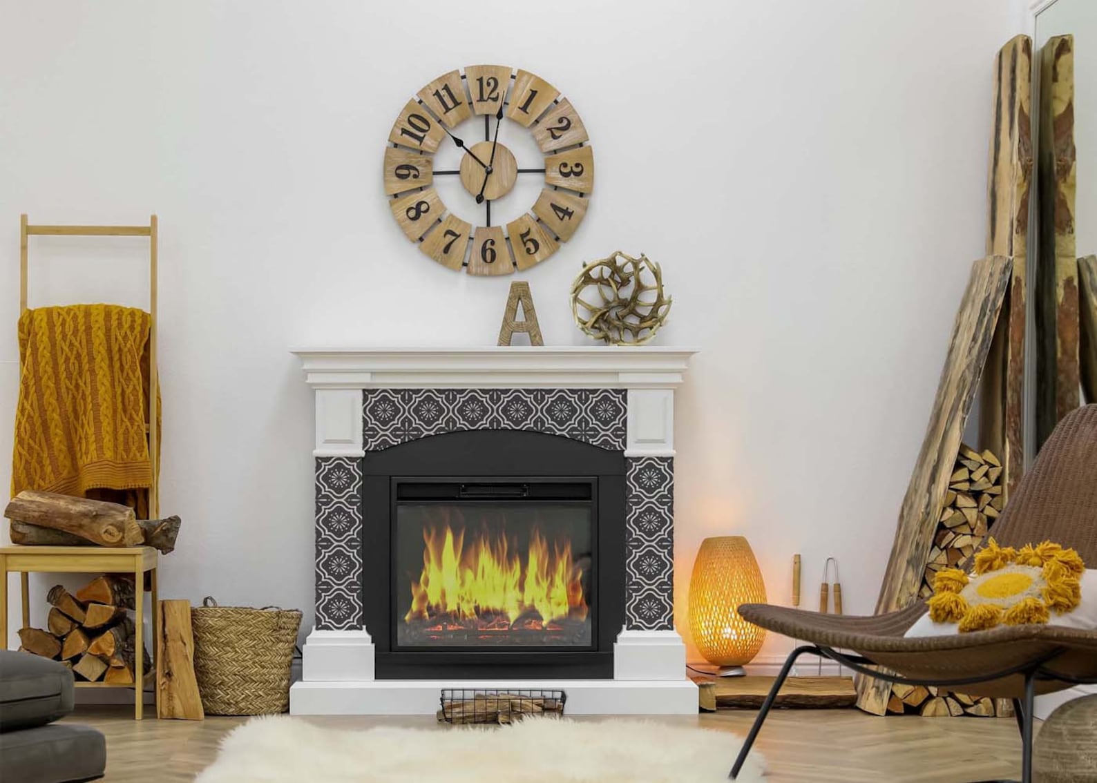 Tile Stickers for Fireplace Peel and Stick Tile Stickers B22 - Etsy