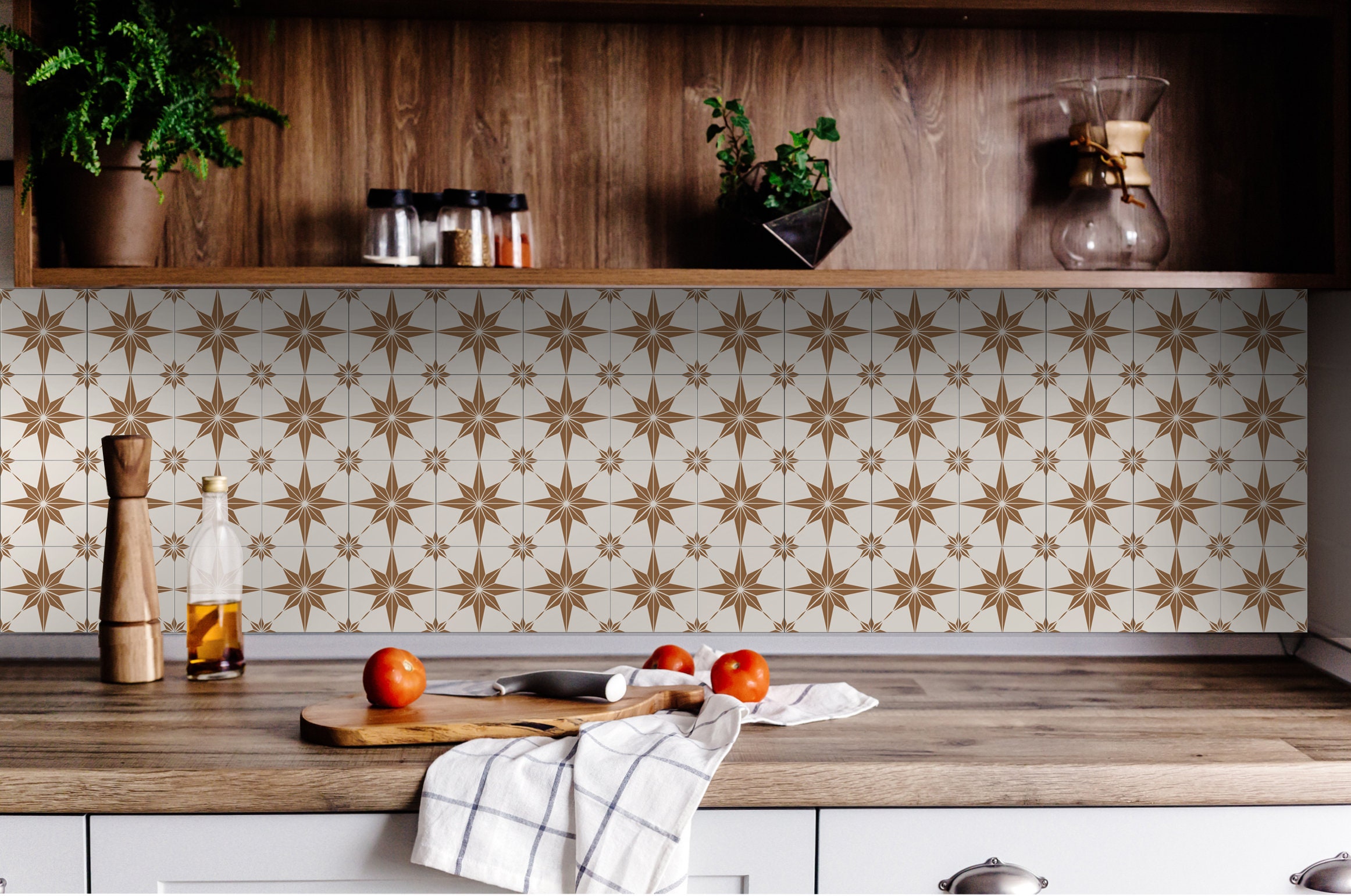 Fireplace Decals Peel and Stick Backsplas Stickers 24 Tiles | Etsy