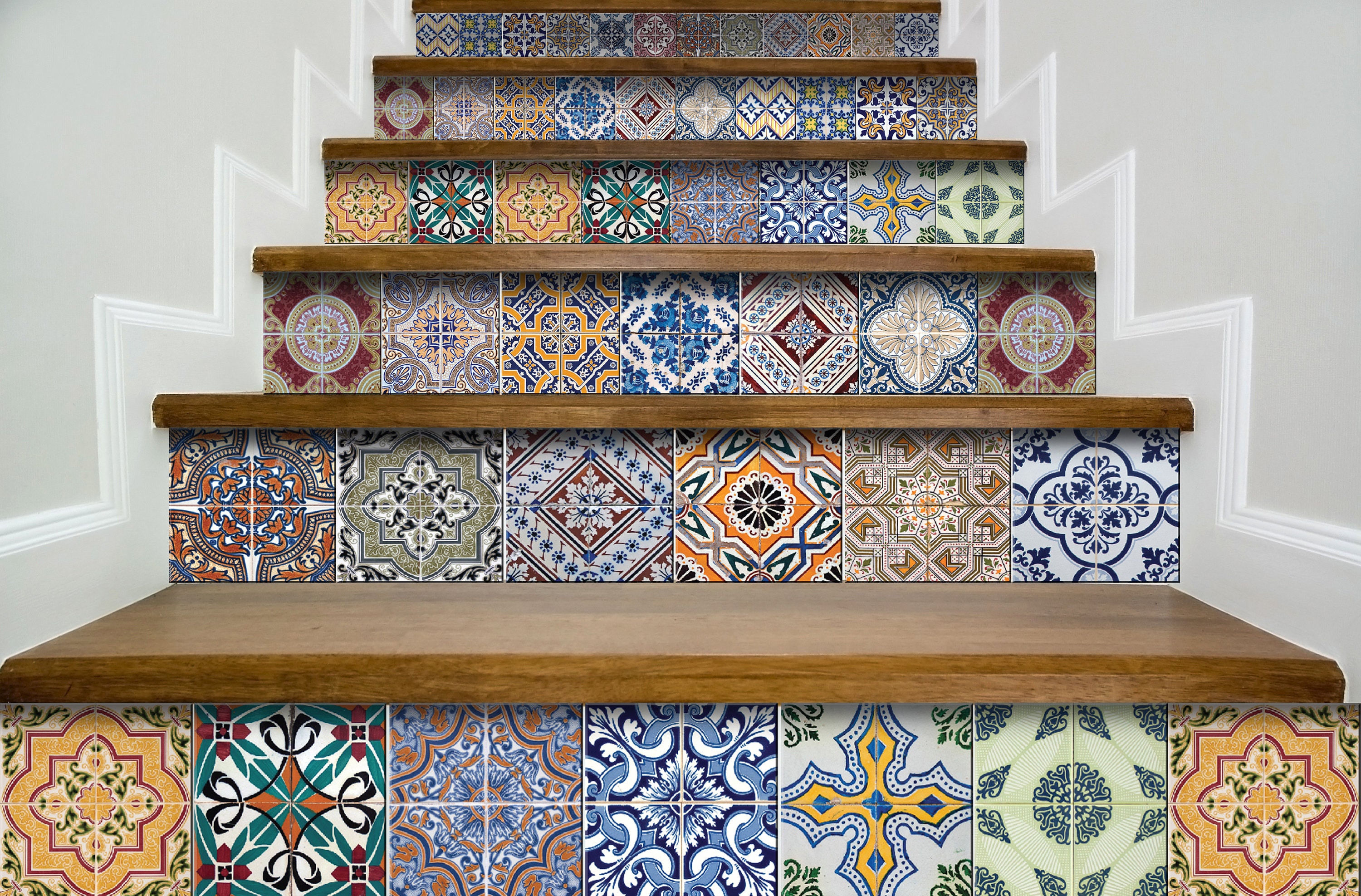 Tile Stickers 24 Tiles Decals Tiles Stickers Mixed Tiles for - Etsy