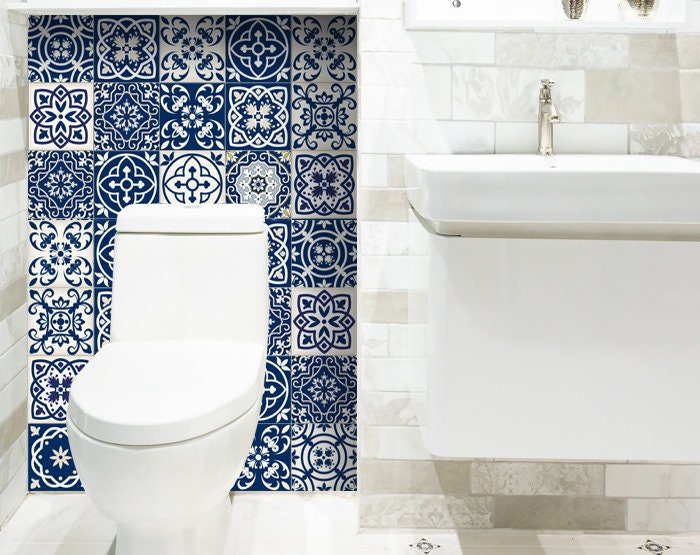 Tile stickers design 24 pcs home decor peel & stick SB9 | Etsy