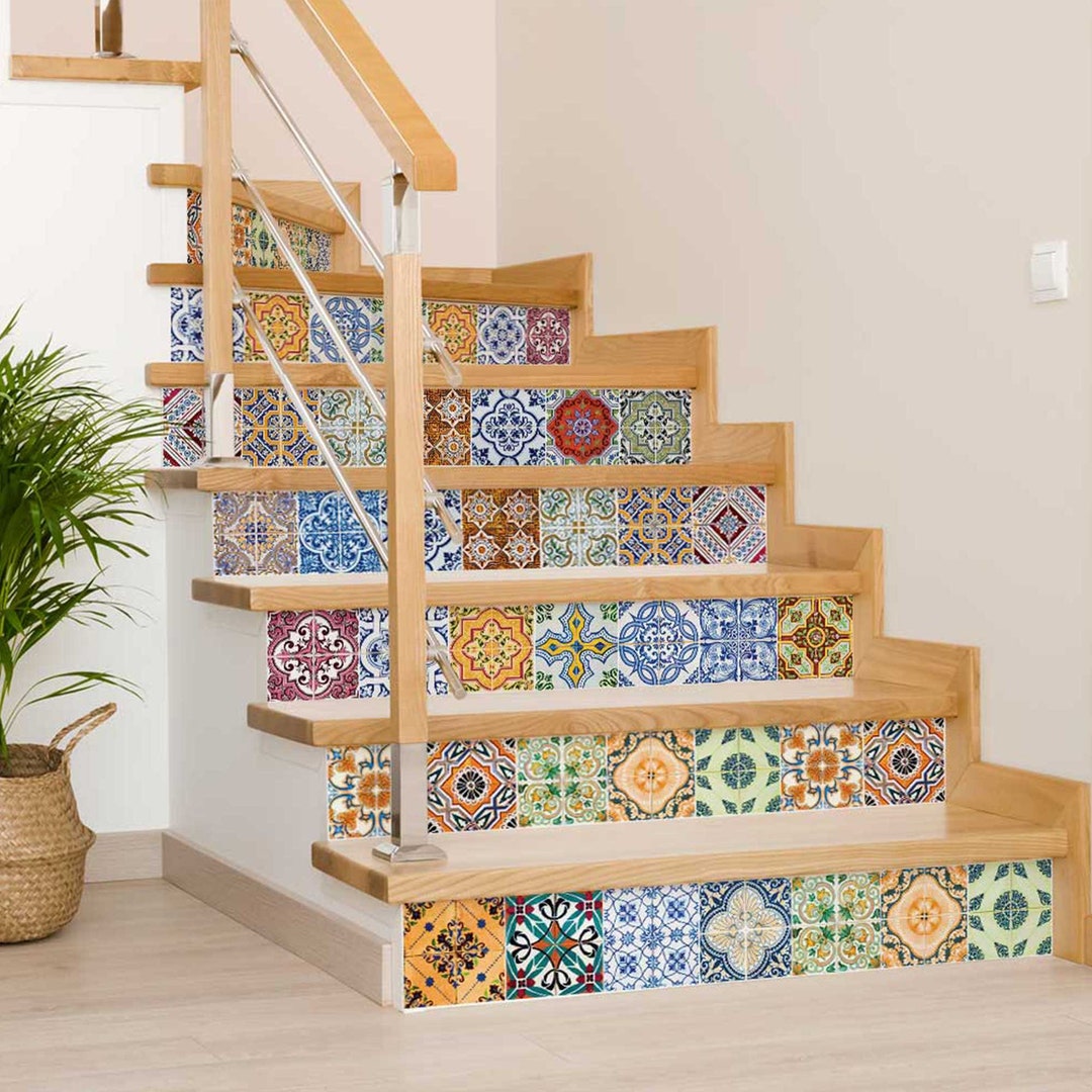 Set of 24 Tiles Decals Tiles Stickers Mixed Tiles for Walls Kitchen ...