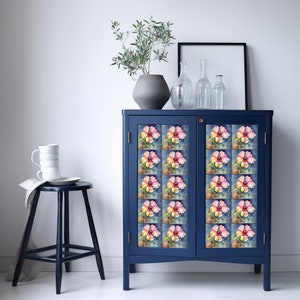 Peel and Stick Flower Tile Flower Tile Backsplash R96 - Etsy