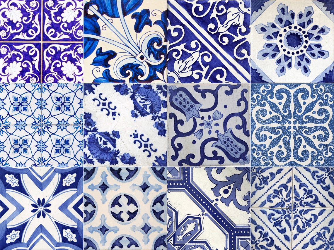 Spanish Set of 24 Tiles Decals Tiles Stickers Tiles for Walls - Etsy Canada