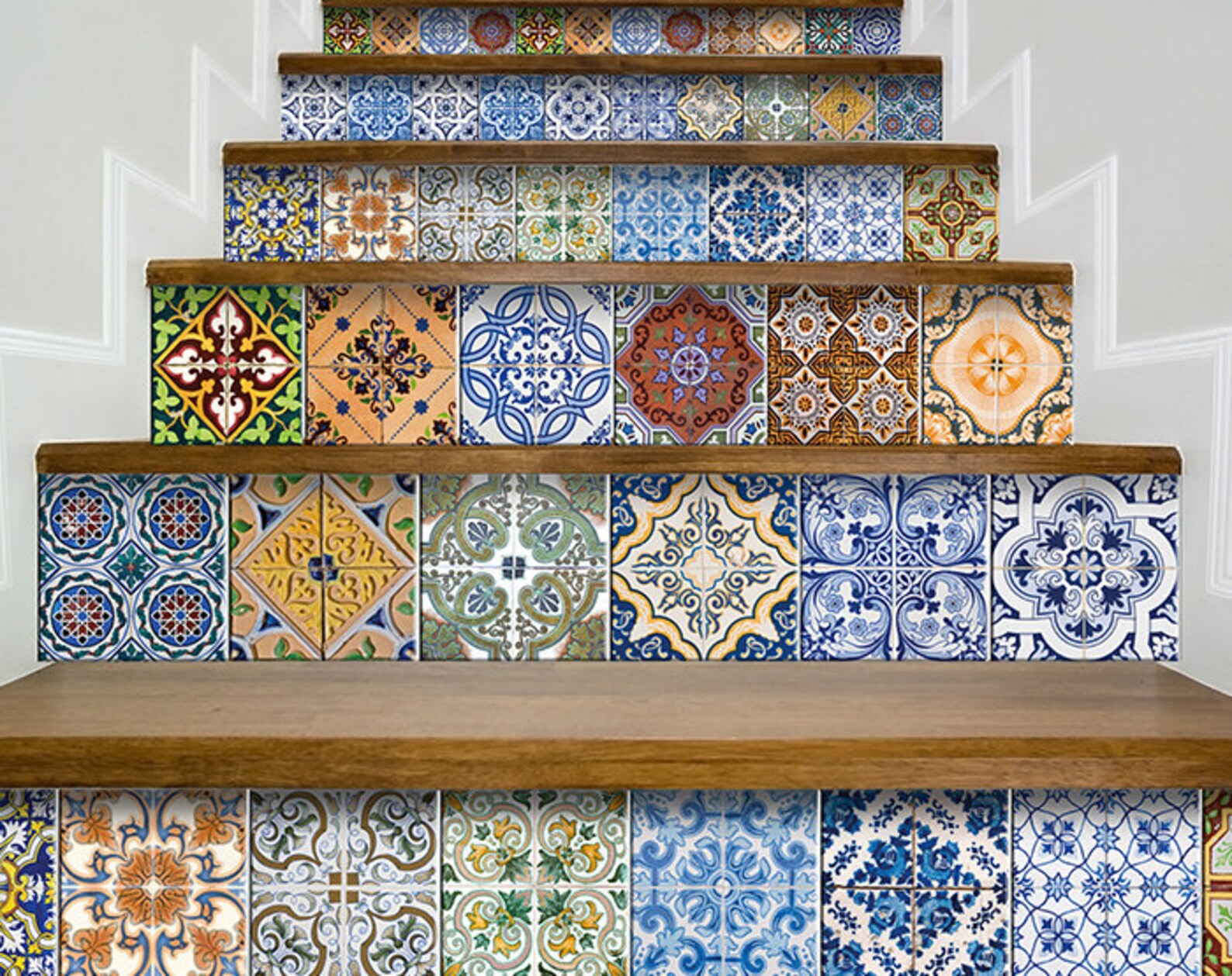 TILE Decals Peel and Stick Backsplas Stickers 24 Tiles Decals - Etsy