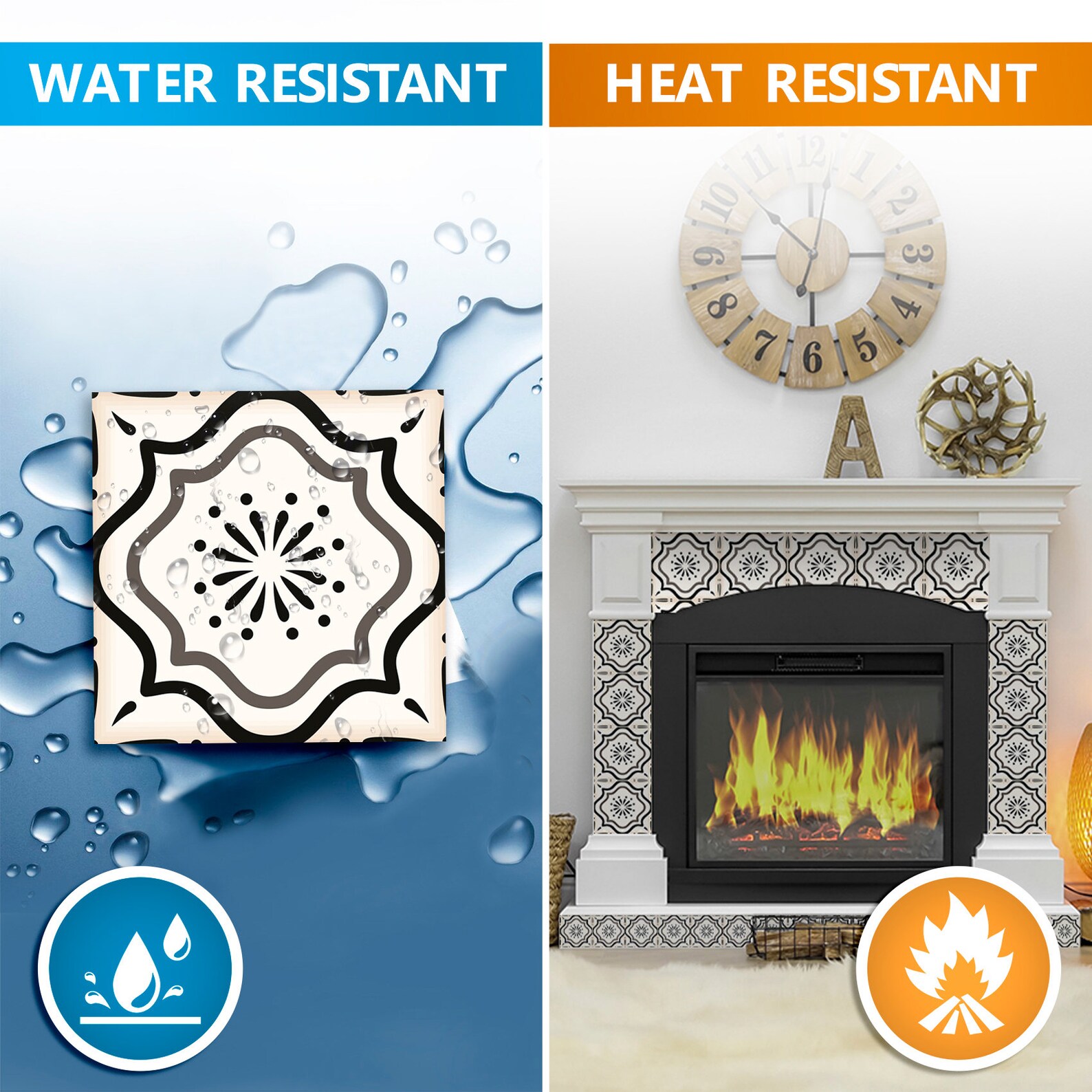 Try Me *SAMPLE* Different Random Styles Samples of 4 Peel and Stick ...