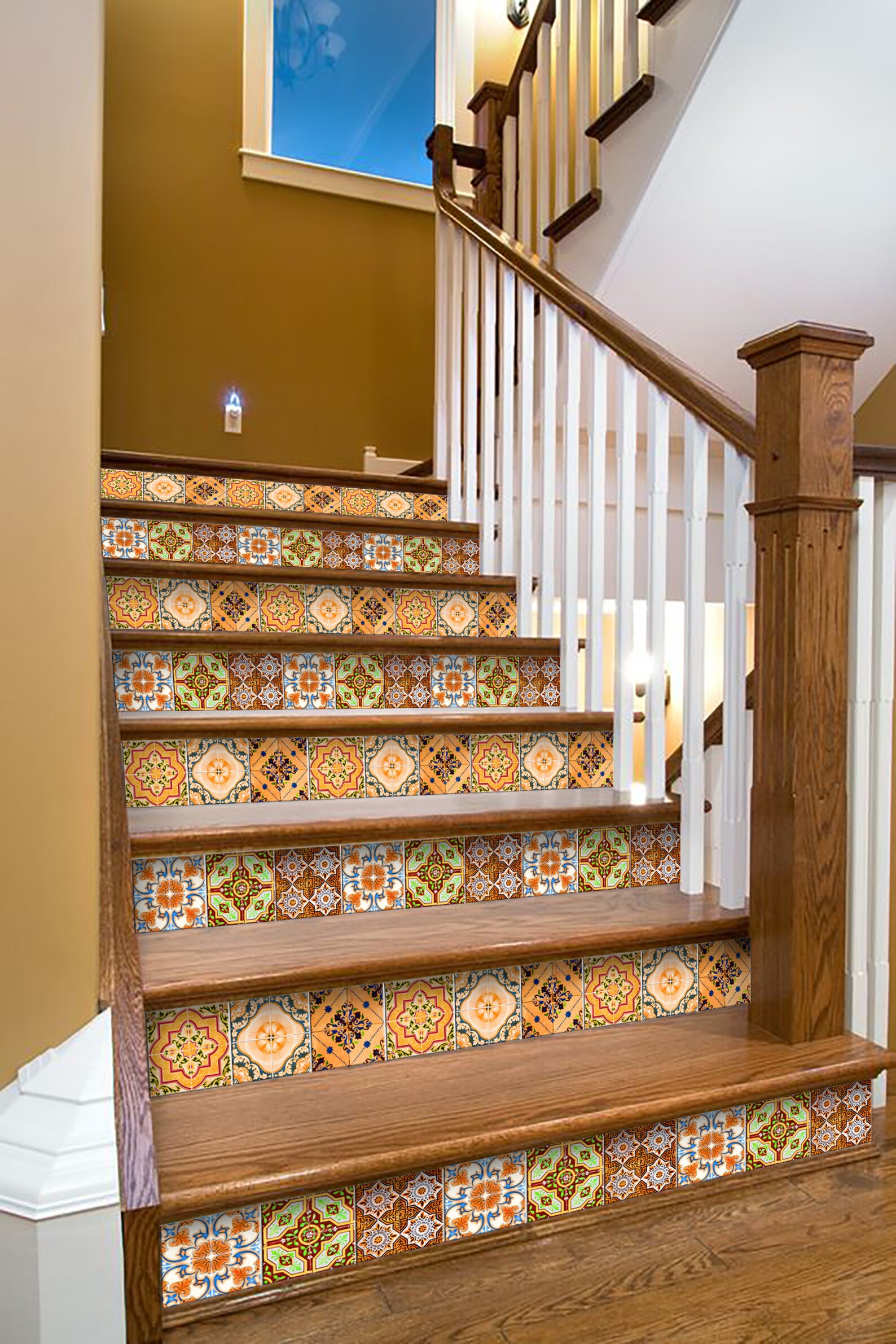 Stair Riser Decals Set of 24 Tiles Decals Tiles Stickers mixed | Etsy