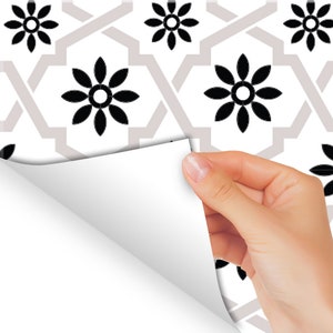 Flowers Decal Flower Tile Stickers Mexican Tile Stickers Mixed for ...