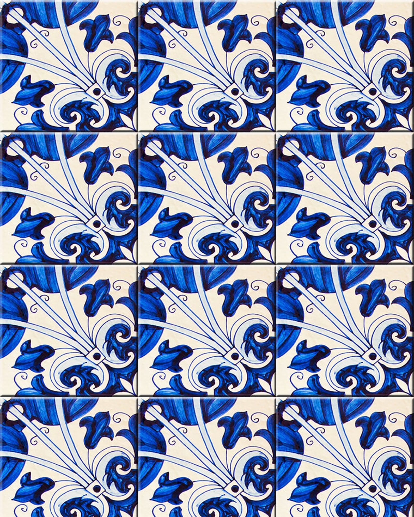 Spanish Set of 24 Tiles Decals Tiles Stickers Tiles for Walls - Etsy