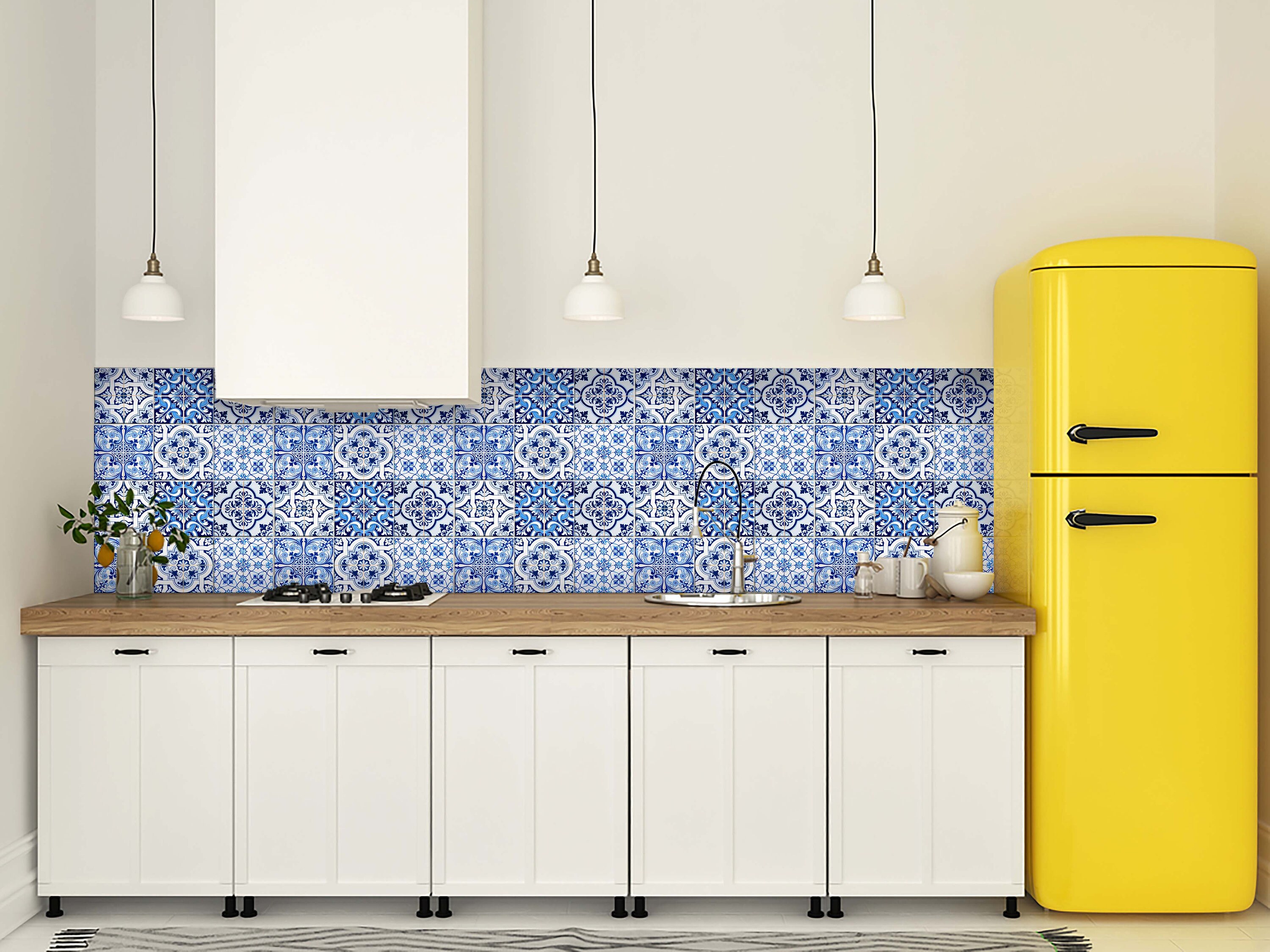 Set of 24 Tiles Kitchen Decals Tiles Stickers Mixed Tiles for - Etsy