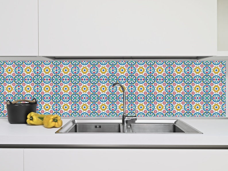 Tile Stickers Decals Murals Kitchen Decor Set of 24 Tiles - Etsy