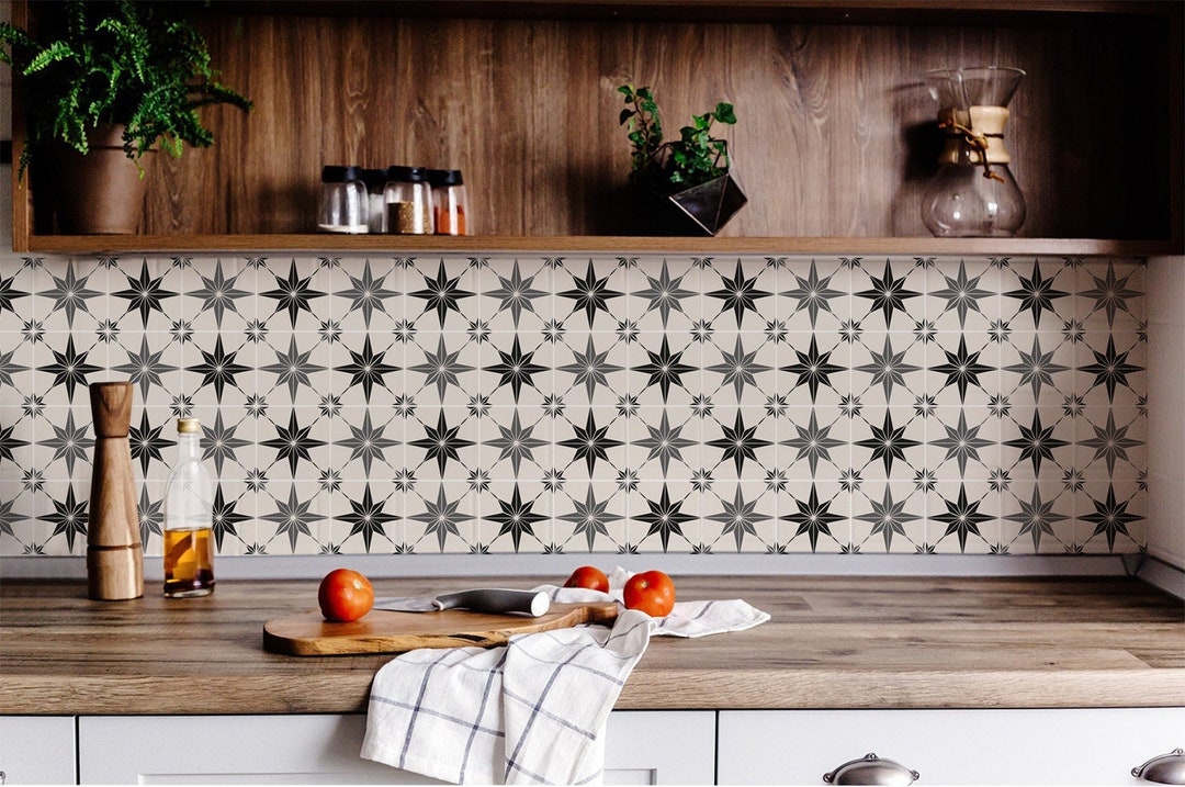 Tile Stickers Peel and Stick Vintage Tile Decals B58 - Etsy