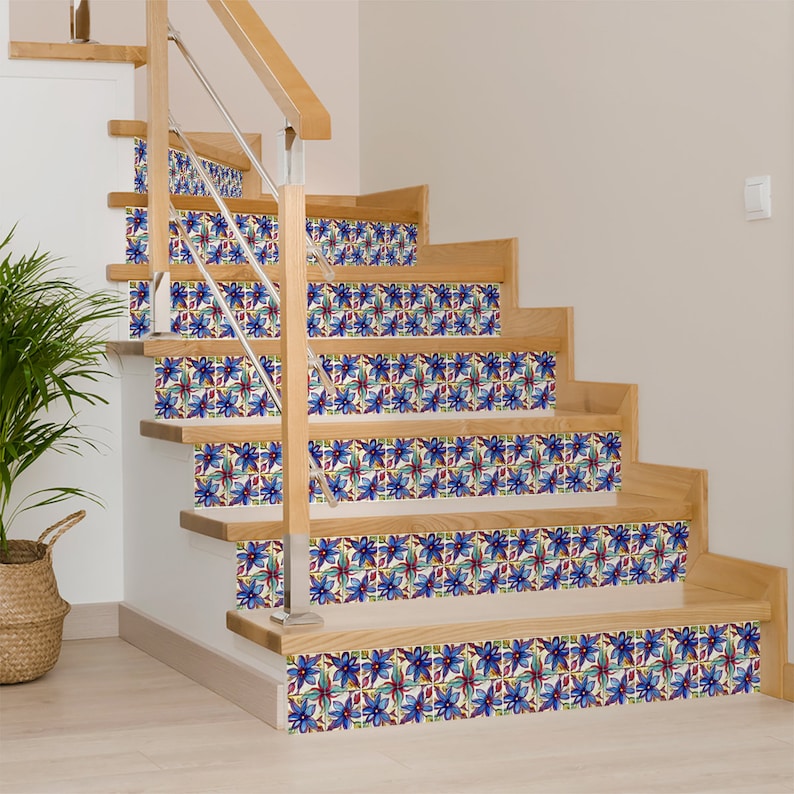Flower Tile Backsplash Flower Tile Flower Wall Paper Wall Decor Ikea ...