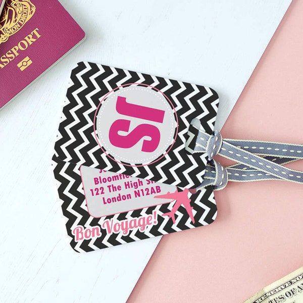 Chevron Luggage - Etsy