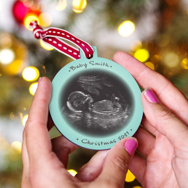 Baby Scan Tree Decorations - Etsy