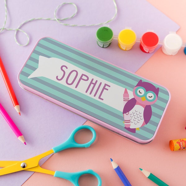 Owl Pencil Case - Etsy