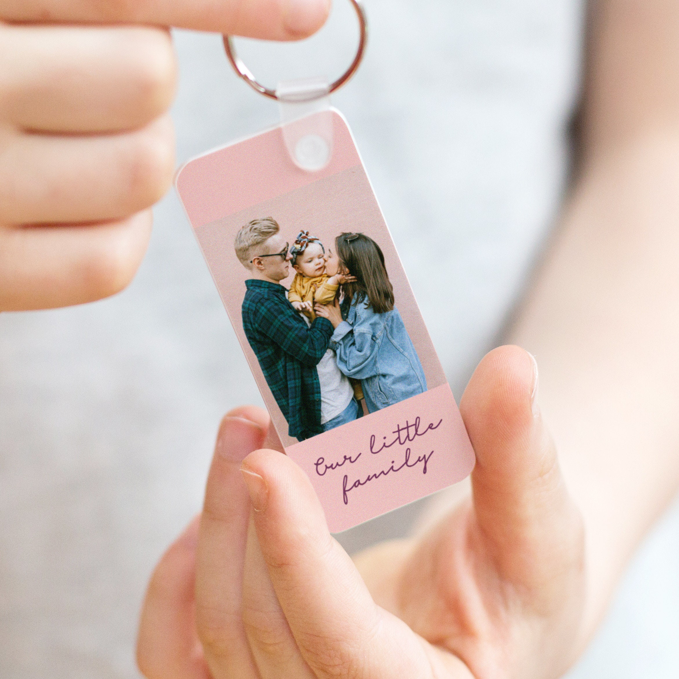 Photo Keyring Colour Swatch Photo Keyring Personalised - Etsy UK