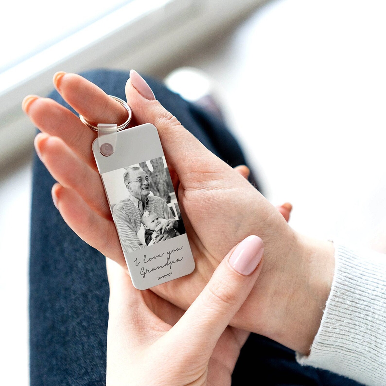 Photo Keyring Colour Swatch Photo Keyring Personalised - Etsy UK