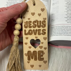 Cute Kids Bible Bookmarks, Inspirational Christian Bookmarker, Jesus ...