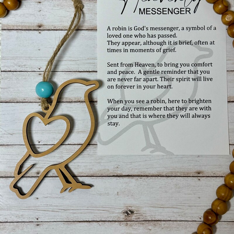 Robin Funeral Keepsake - Etsy