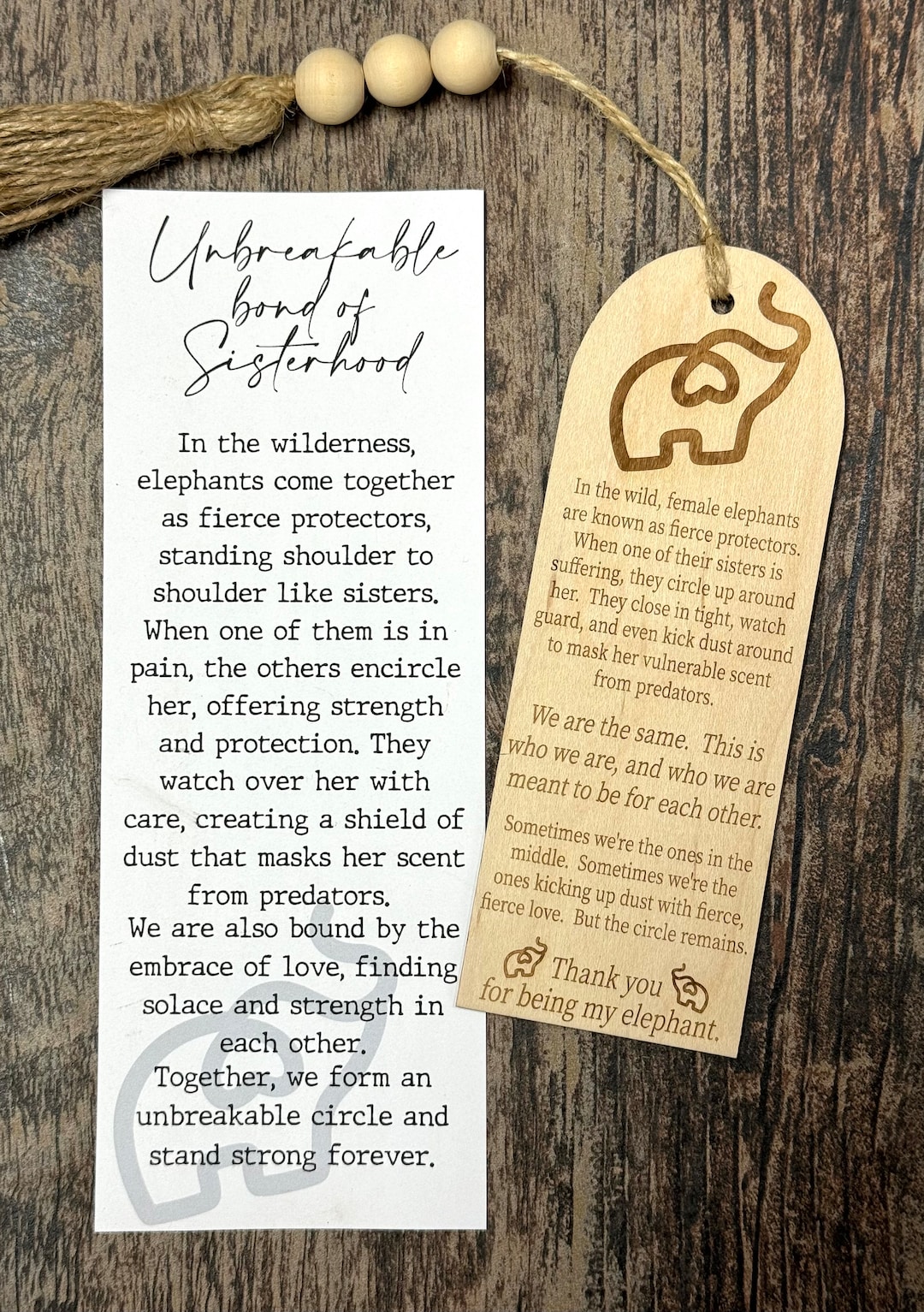 Elephant Sister Gift for Friends, Friendship Gift, Elephant Gifts ...