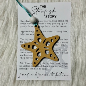 Starfish Story, Teacher Gifts, Teacher Appreciation Gift, It Matters to ...