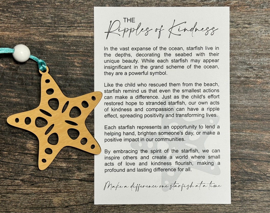 Starfish Story, Teacher Gifts, Teacher Appreciation Gift, It Matters to ...