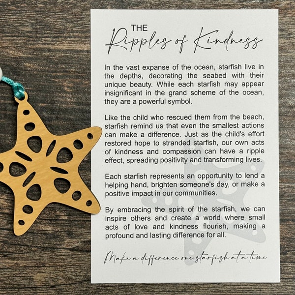 Starfish Story - Etsy