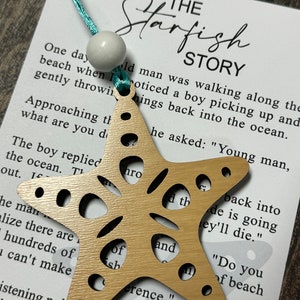 Starfish Story, Teacher Gifts, Teacher Appreciation Gift, It Matters to ...