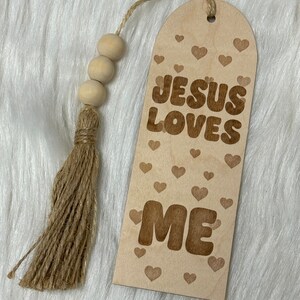 Bible Bookmarks, Inspirational Bookmarks, Jesus Loves Me Bookmark ...