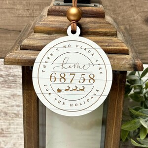 Personalized Zip Code Christmas Ornament, Local Hometown Ornament, Home ...